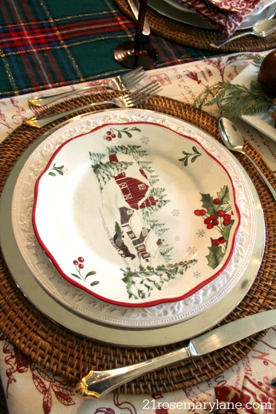 21 Rosemary Lane: Our Colonial Christmas Dining Room