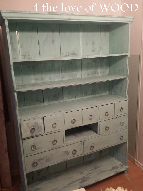 4 the love of wood: HOW I PAINTED MY TURQUOISE SHELF - tutorial