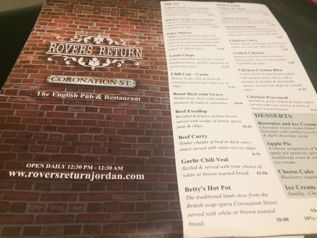 Coronation Street Blog: Rovers Return - from Weatherfield to the Dead Sea