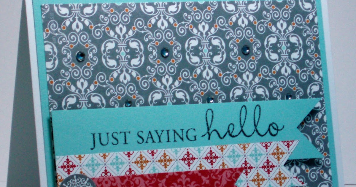 Seongsook's Creations: JUST SAYING hello & Thank You card kits for OWH