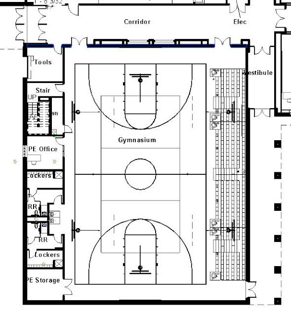 Protsman Elementary School - Design Concepts: Gym