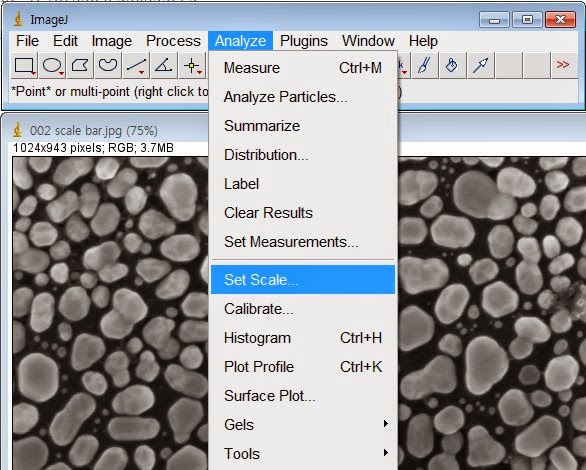written by Blackmask: [002] Image J의 Scale 조정