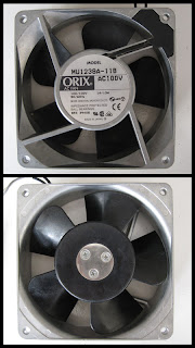 2nd MACHINE: Orix AC Fan, Oriental Motor, type MU1238A-11B, AC110V, Japan