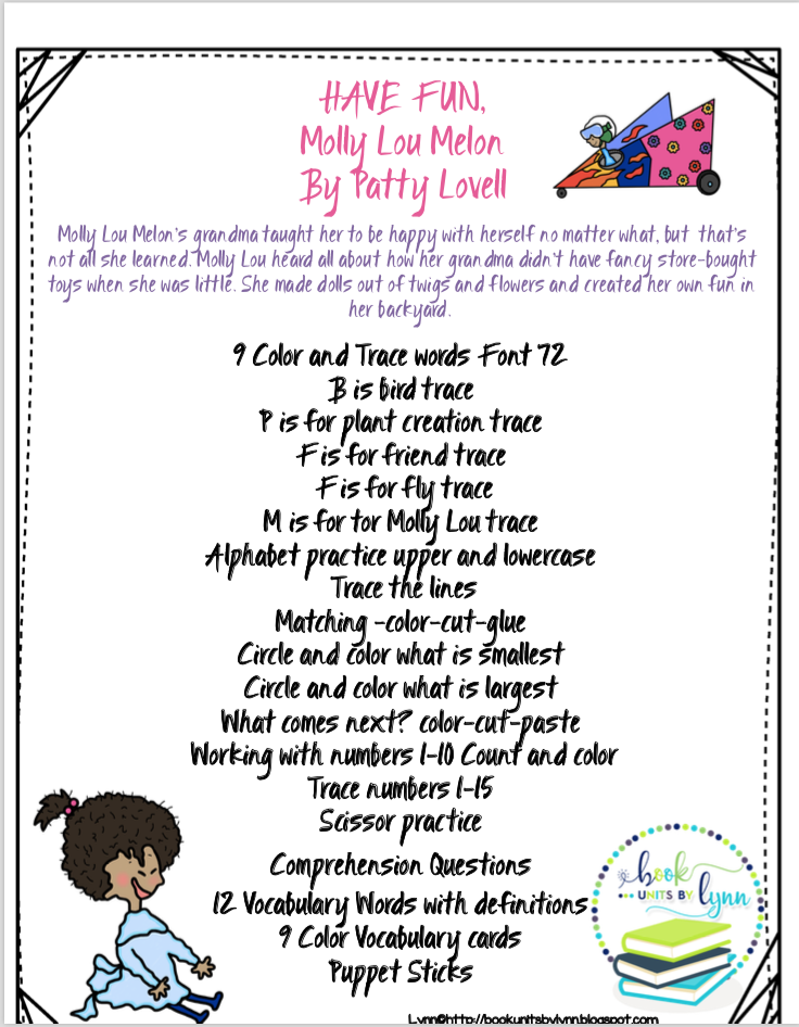 HAVE FUN, MOLLY LOU MELON ~ Book Units by Lynn