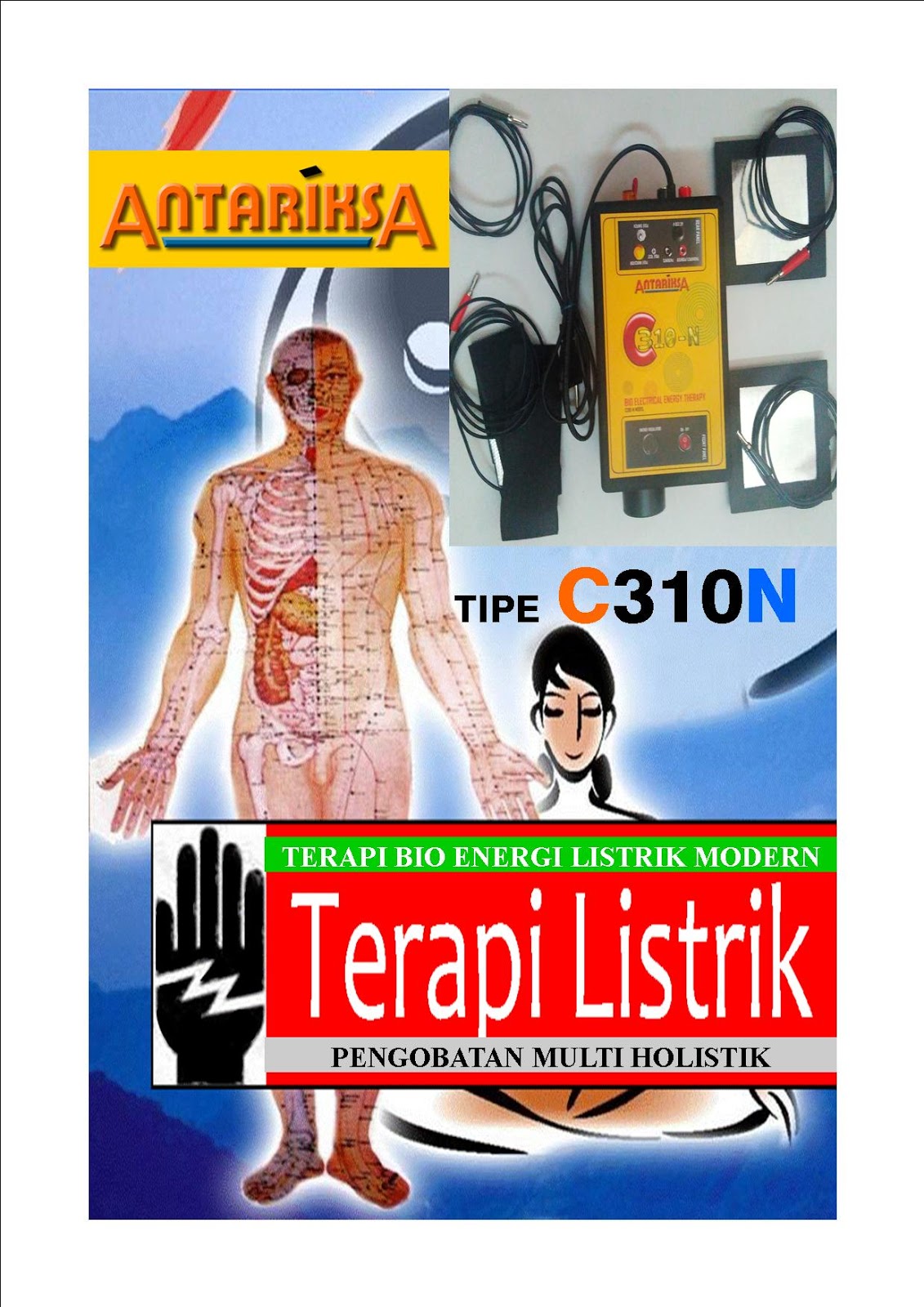 ALAT TERAPI BIO ENERGI LISTRIK TIPE C310N ~ AntariksA