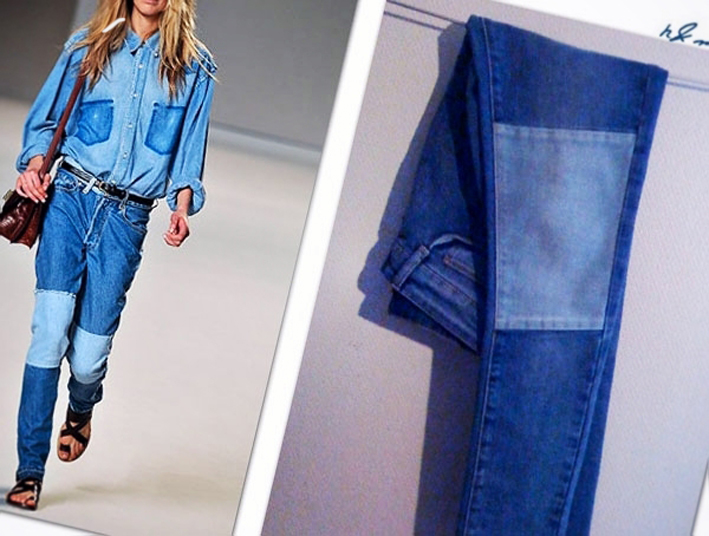 MIJA: PATCHWORK DENIM