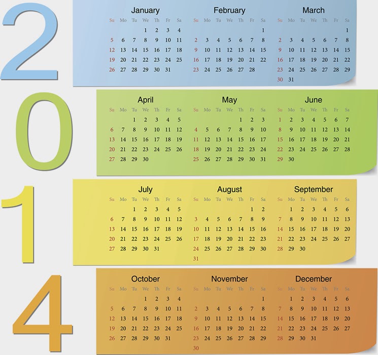 calendario 2014 | 2016 Blank Calendar - calendar en - WWW.ALBUMI.C.LA