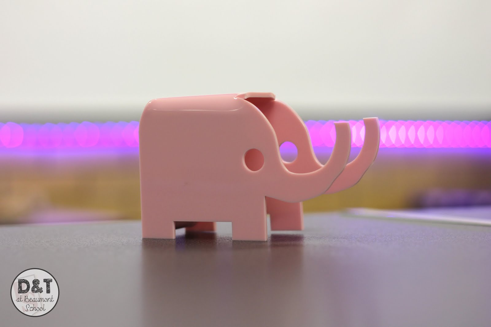 DT at Beaumont School: Year 8 Laser Cut Acrylic Phone Stands