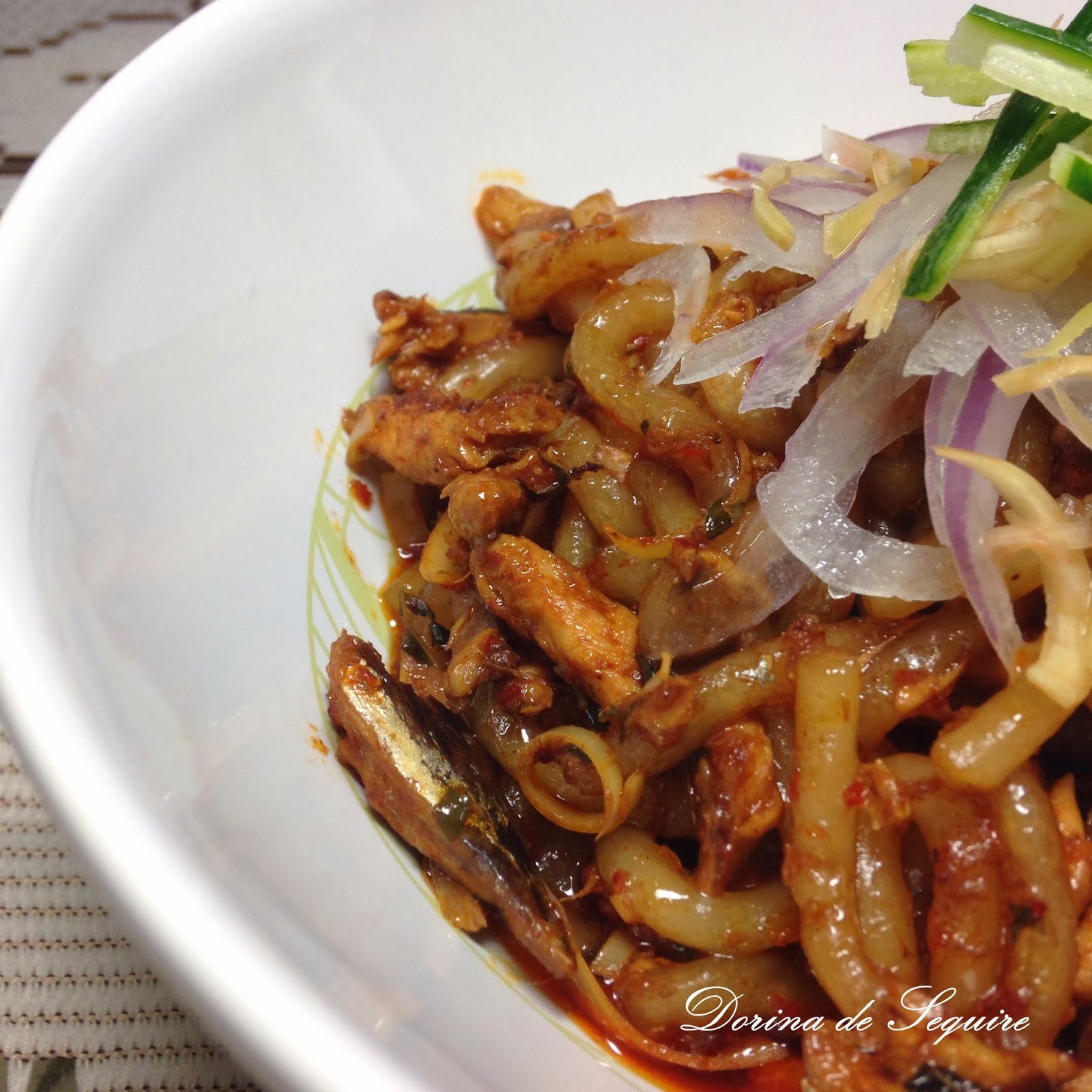 Dorina's Delight™: Laksa Goreng (Fried Rice Noodle with Sardine Chunks)