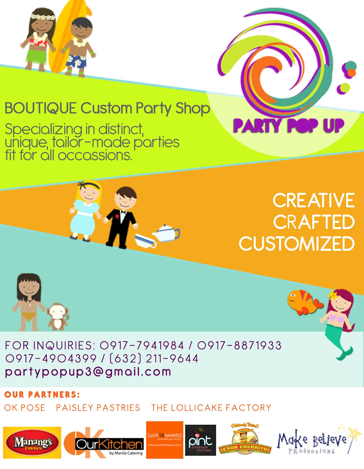 The Unforgettable Party Pop Up Media Launch