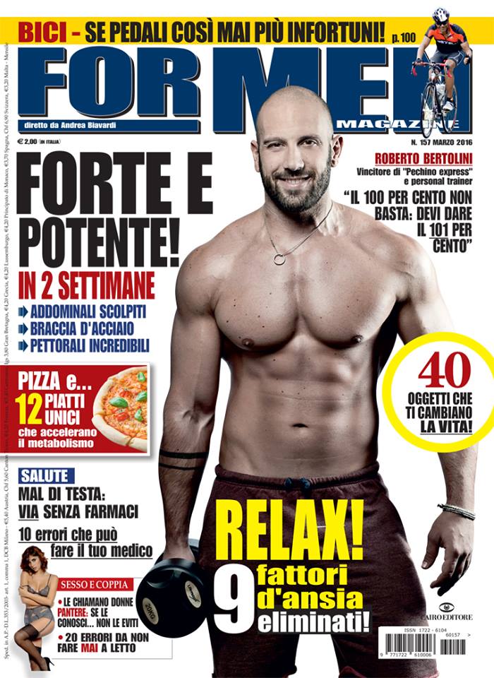 Roberto Bertolini posa per FOR MEN dopo Pechino Express - JIMI PARADISE