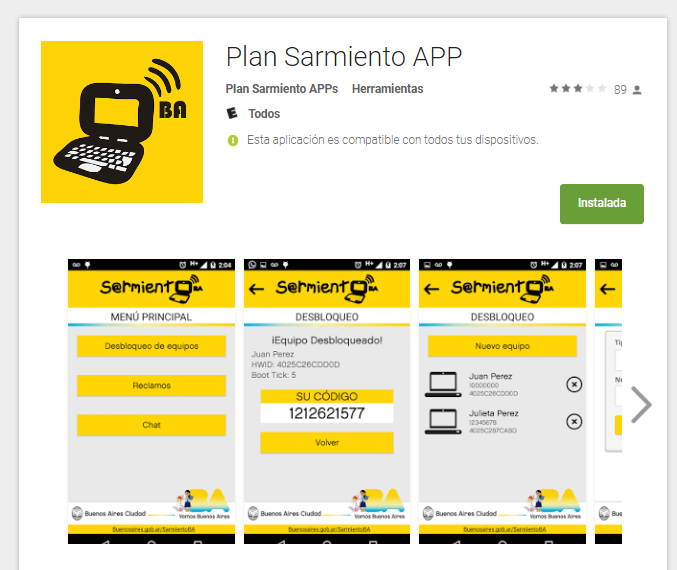 Escuela 20 DE 9 "Dr. Carlos M. Biedma": Plan Sarmiento Aplicación para ...