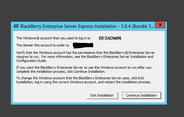 A Day in The Life of an Exchange Guy: Installing BES Express 5.0.4 on ...
