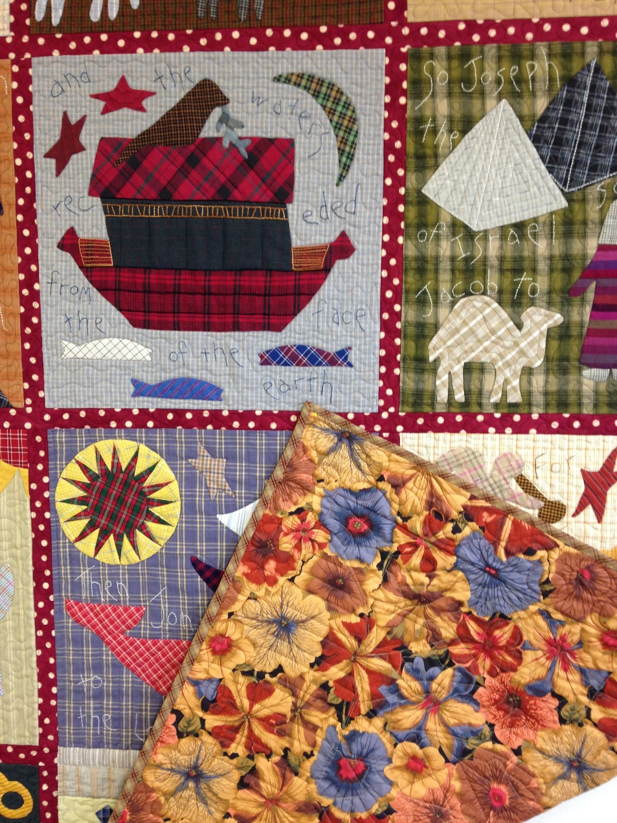 Quilting by Judith: Bible Quilt Completed