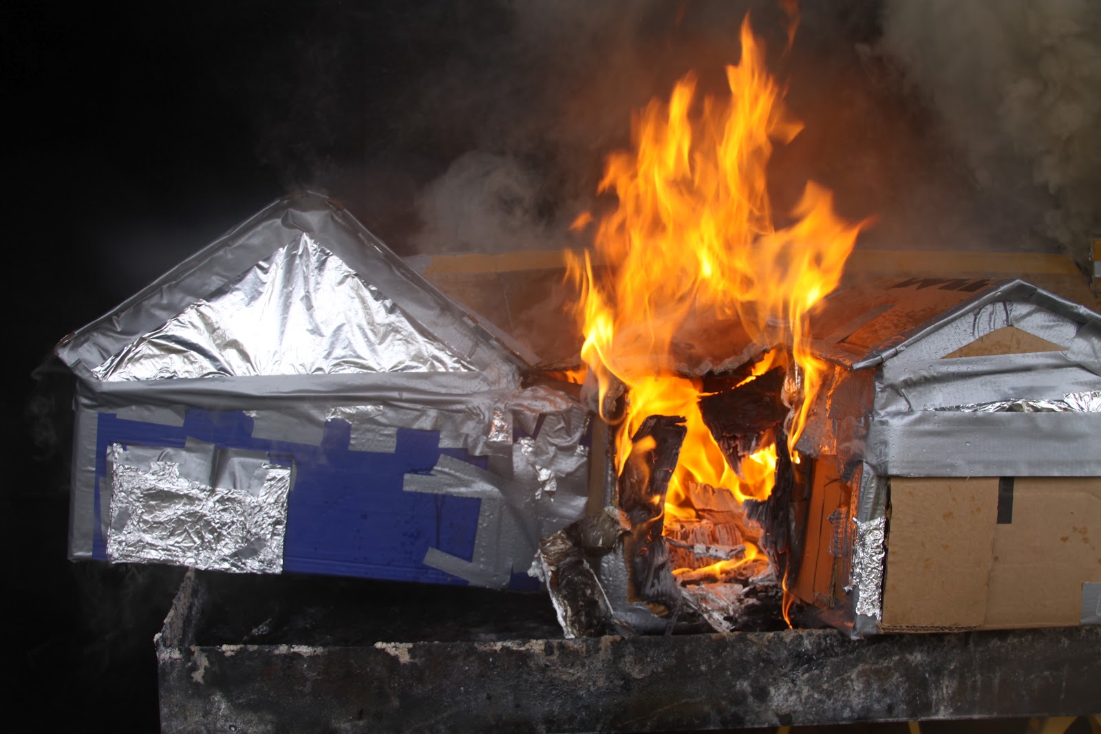 We Fight What You Fear: April 1- Burning Cardboard Houses.