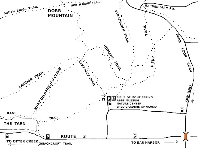 HIKING TRAILS OF ACADIA NATIONAL PARK: THE DORR MOUNTAIN HOMANS TRAIL