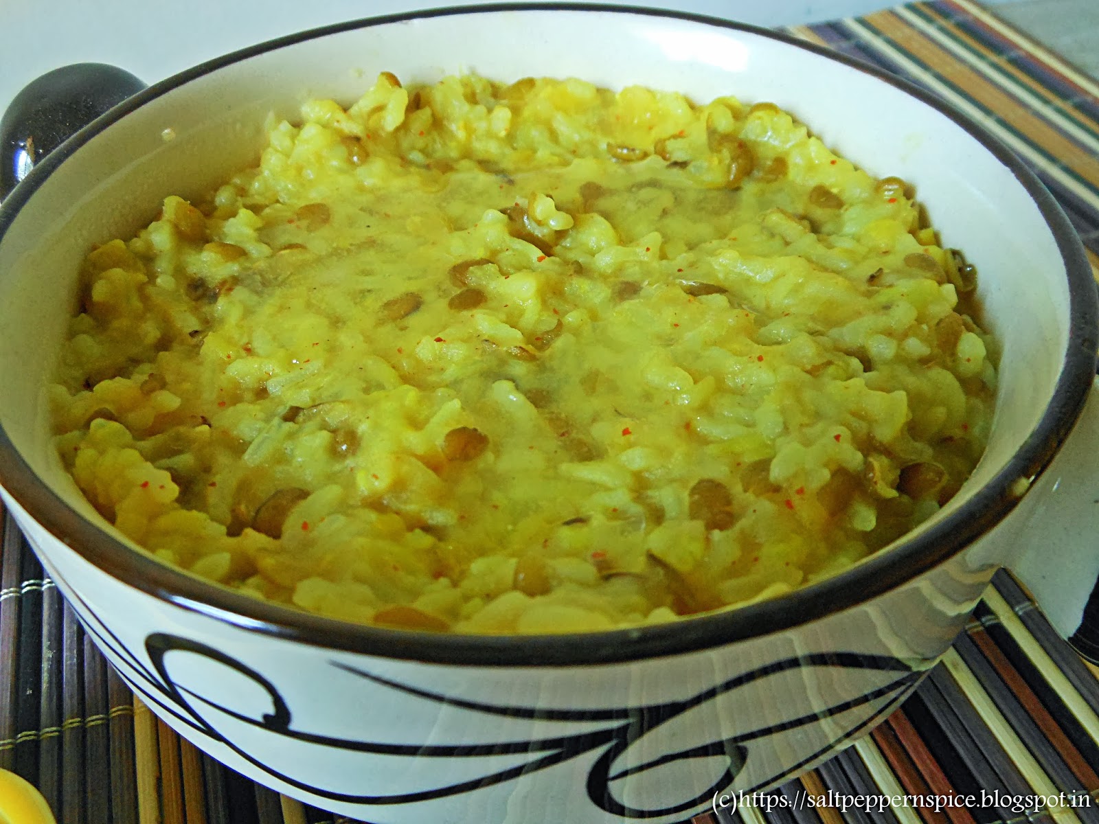 Salt and Pepper (With a Lot of Spice!): Moong Dal Khichdi (Mag Ni Dal ...