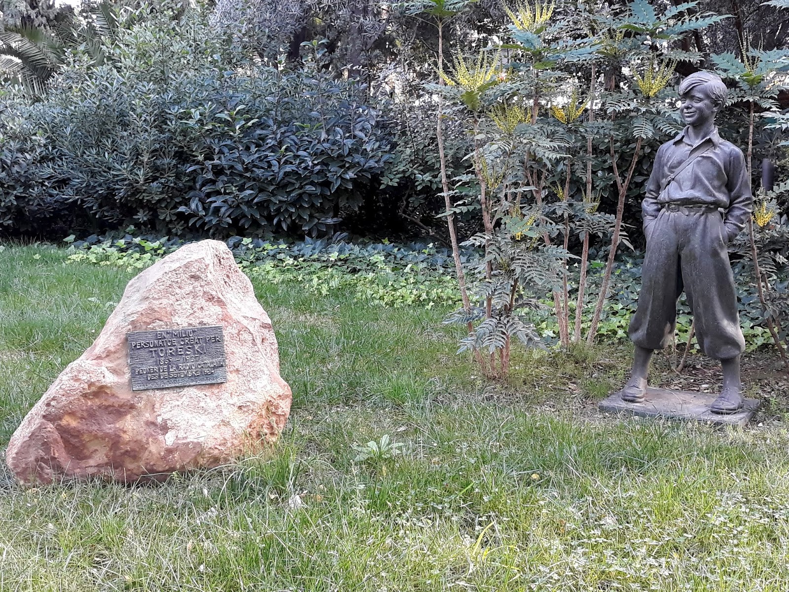 TRESORS a BARCELONA: Escultura Míliu