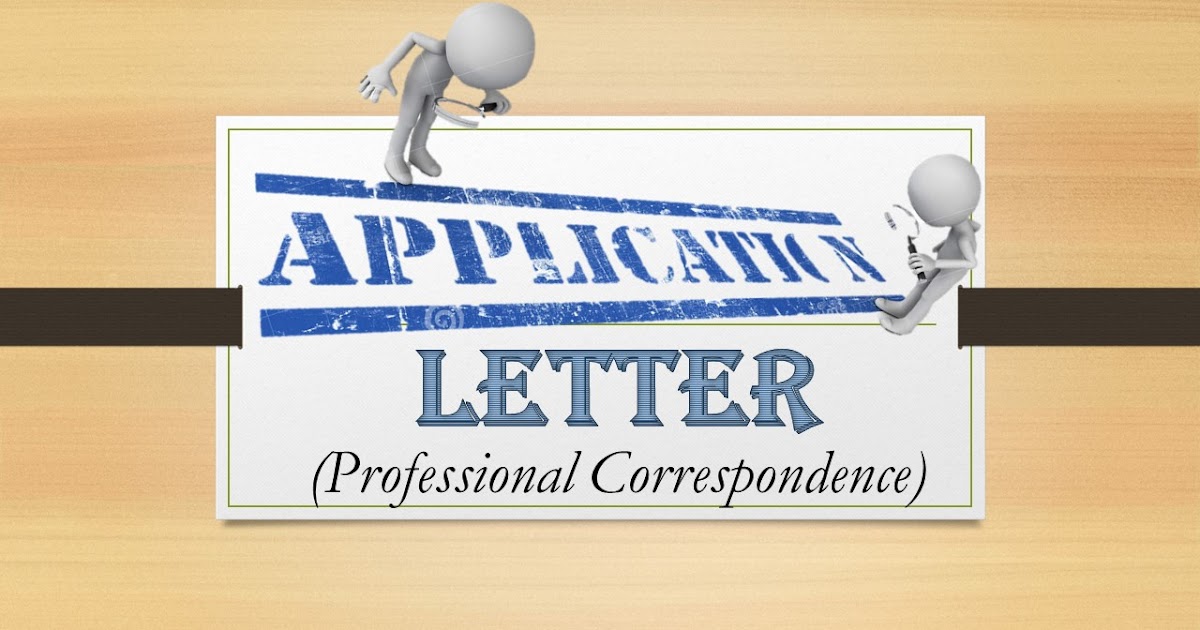Application Letter ppt ~ StudentNiche