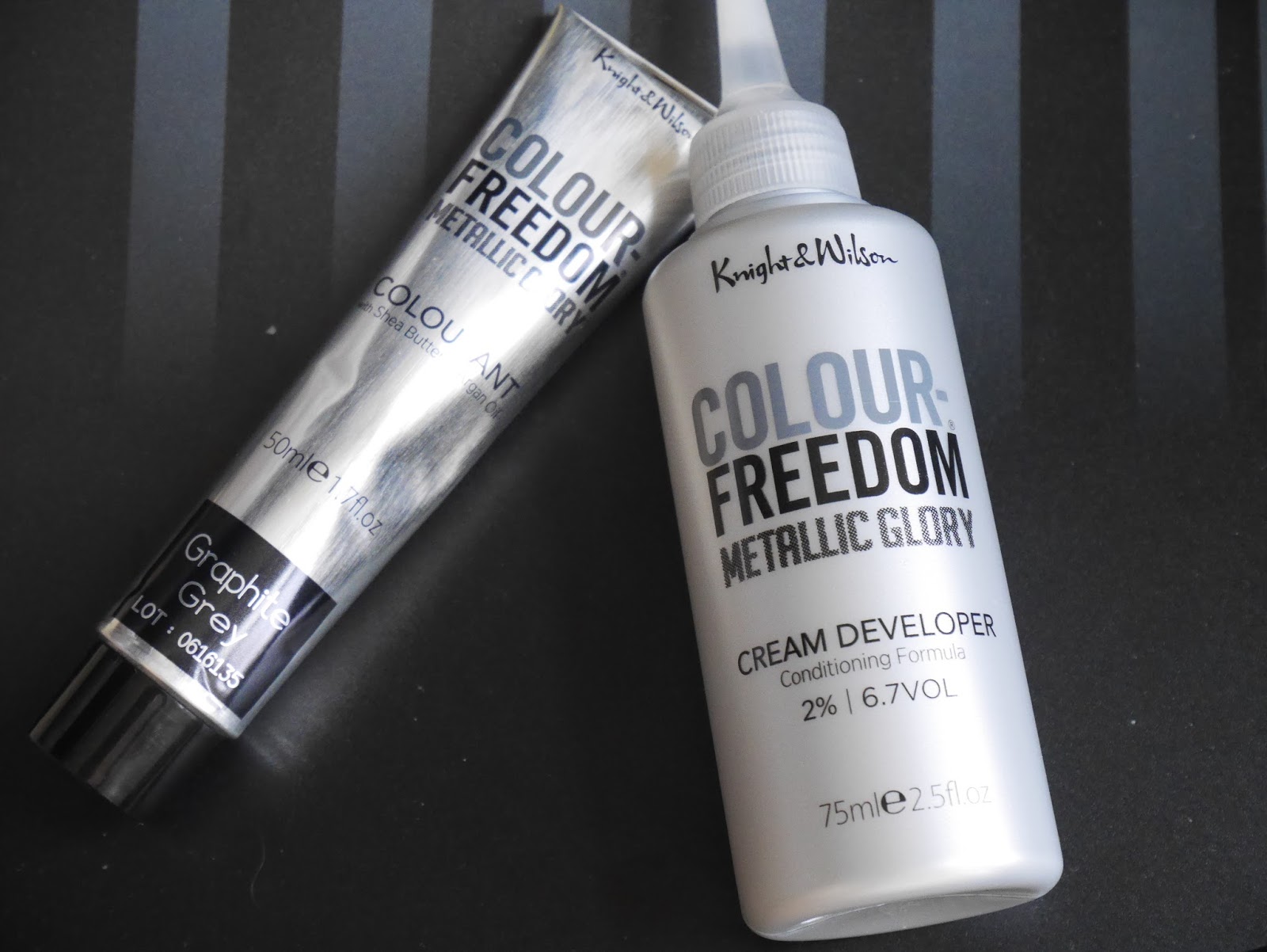Colour Freedom Metallic Glory Graphite Grey Hair Dye Review | THE ...