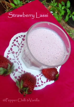 Strawberry Lassi | Pepper, Chilli and Vanilla