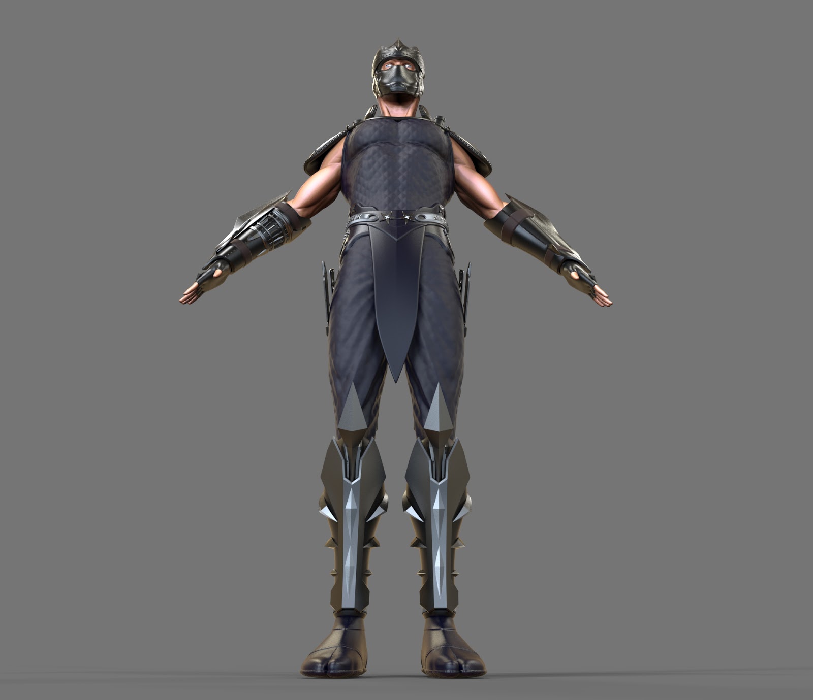 STEVE GONOPOLSKY : PORTFOLIO: Ninja High Poly Renders