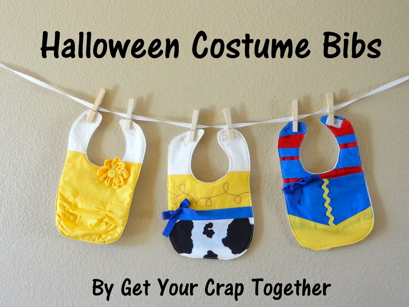 31 Days of Halloween: Character Costume Bibs | Sew Simple Home