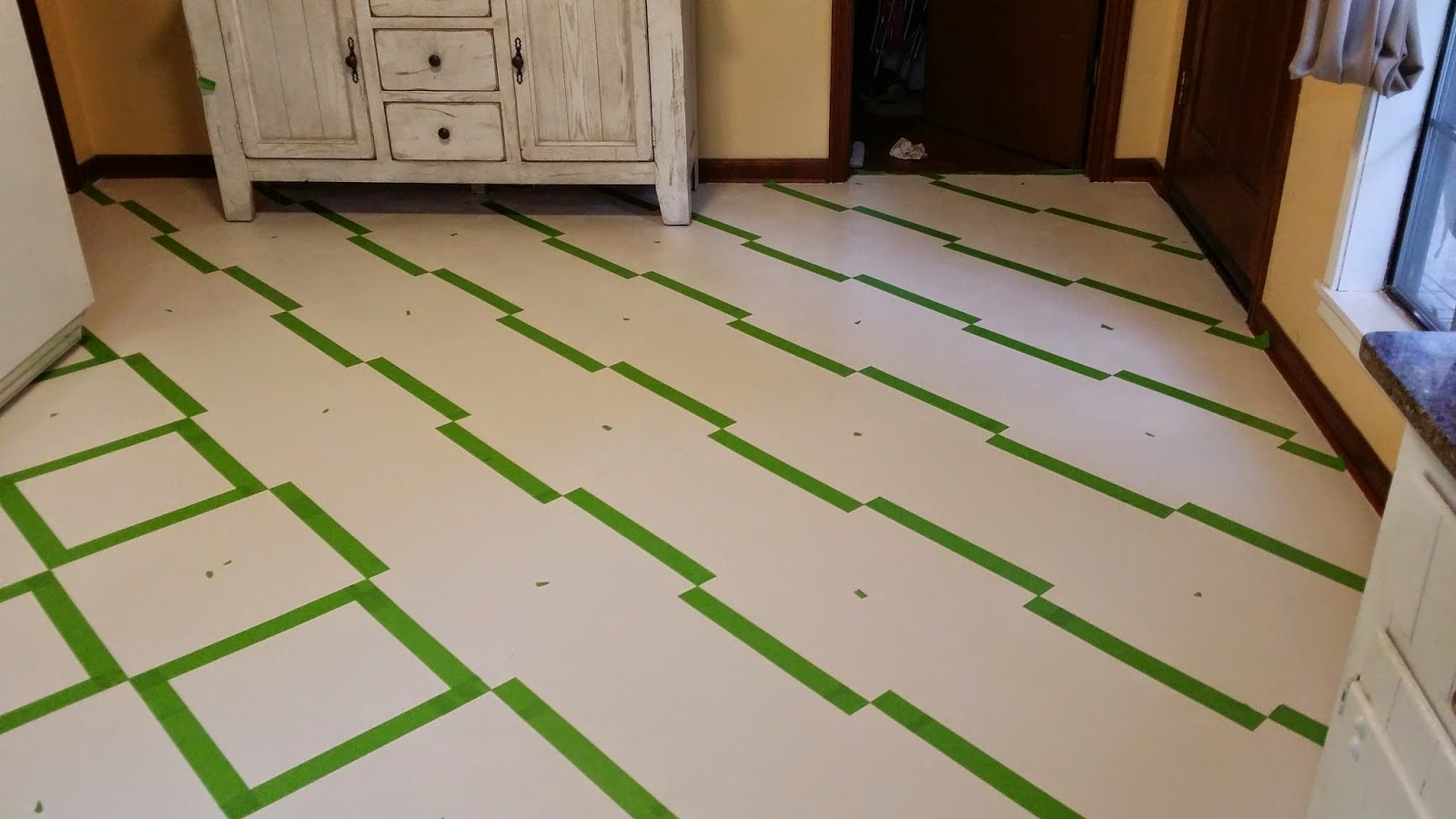 How I Painted my Linoleum Floors