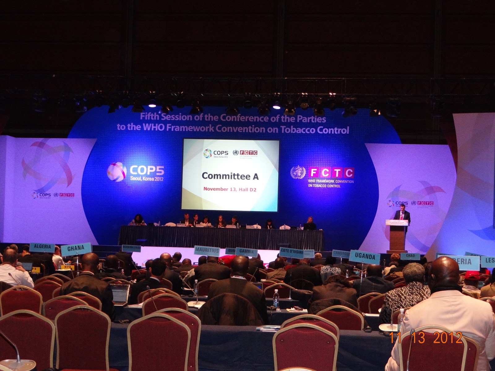 Campaña NO tabaco: LAS DECISIONES DE LA COP5