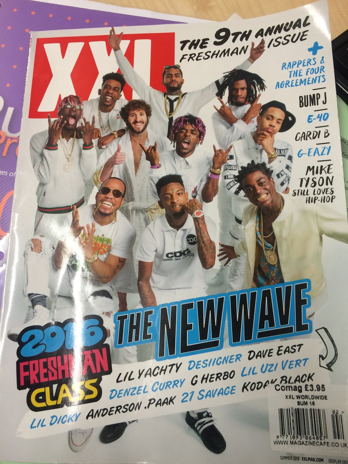 Jared's Media Blog: Analysis of XXL 2016 Freshman