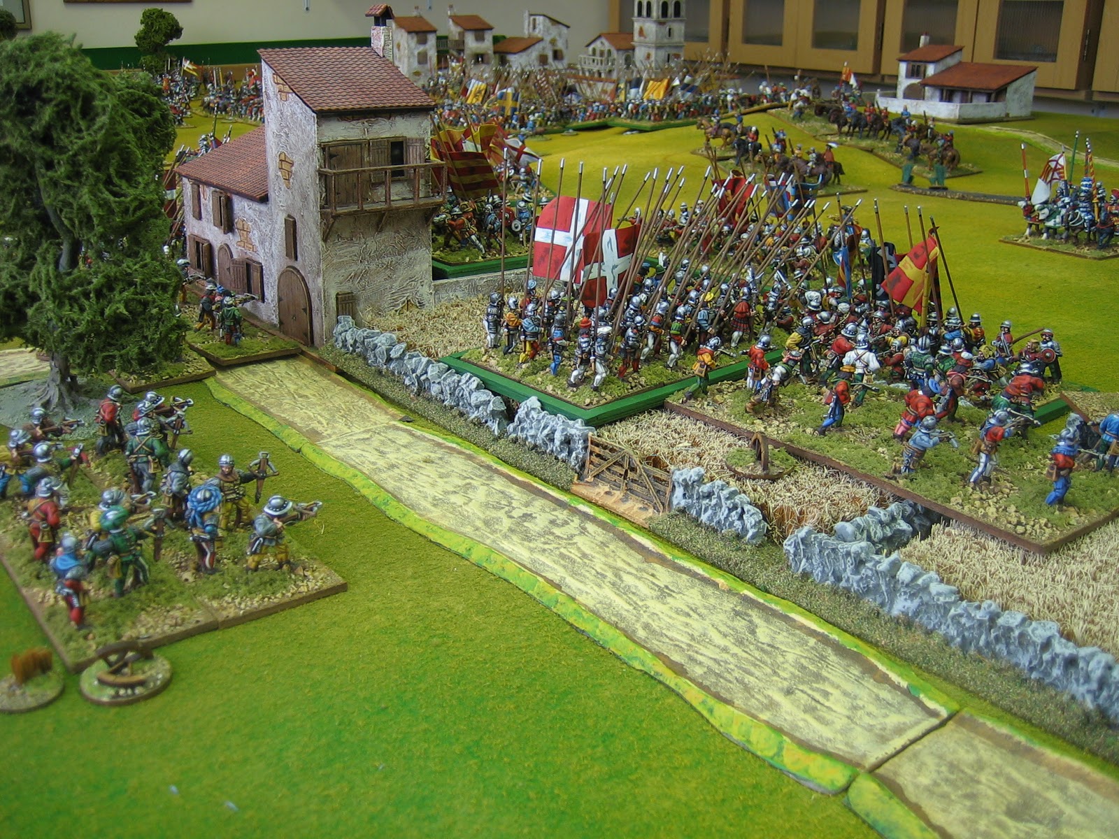 Olicanalad's Games: Pike and Shot battle report - Italian Wars