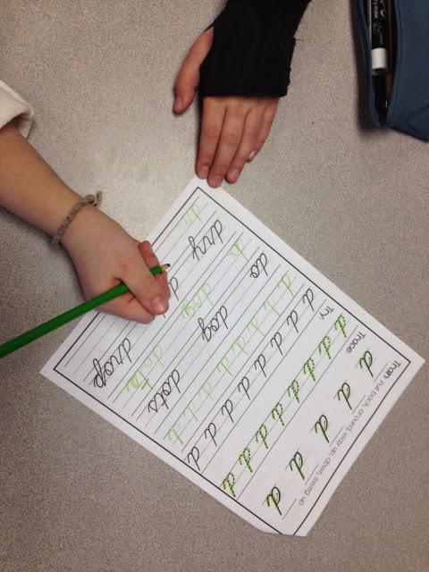 The Open Door Classroom: Cursive Writing Using the Train-Trace-Try Method!
