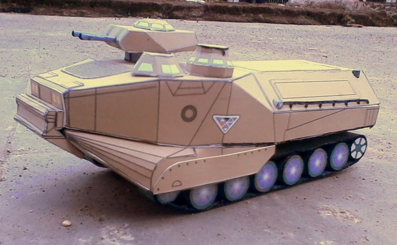 Assault Amphibious Vehicle Papercraft | Papercraft Paradise ...