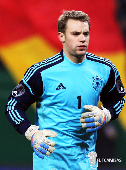 FutCamisas: Camisa Adidas Alemanha Uefa Euro 2012 Manuel Neuer Home