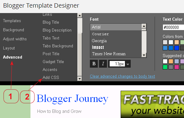 How / Where to Add Custom CSS to Blogspot on Blogger.com | Blogger Journey