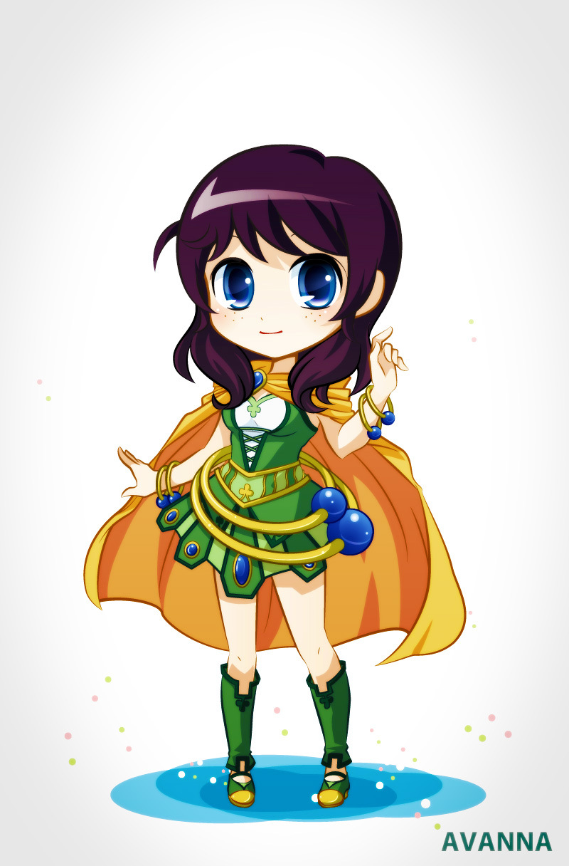 メモログ: 【VOCALOID】 AVANNA 【3頭身イラスト53】
