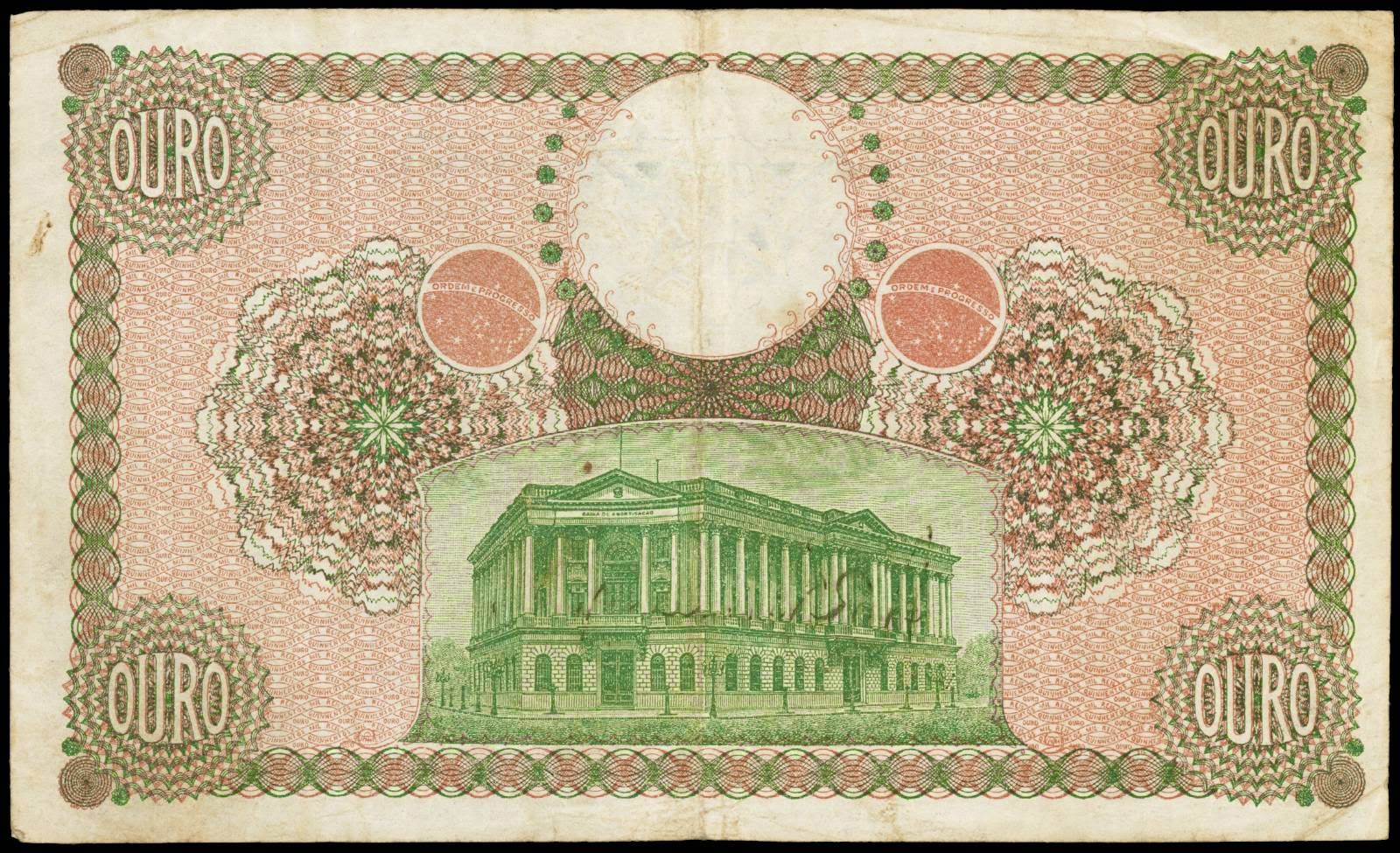 Brazil 500 Mil Reis banknote 1906 Caixa de Conversao|World Banknotes ...