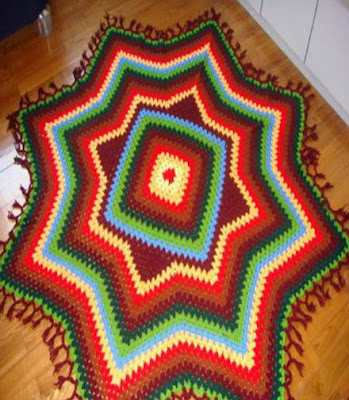 HI. TODAY BEAUTIFUL CARPET STAR WITH GRAPHIC. I LOVED. - Crochet ...