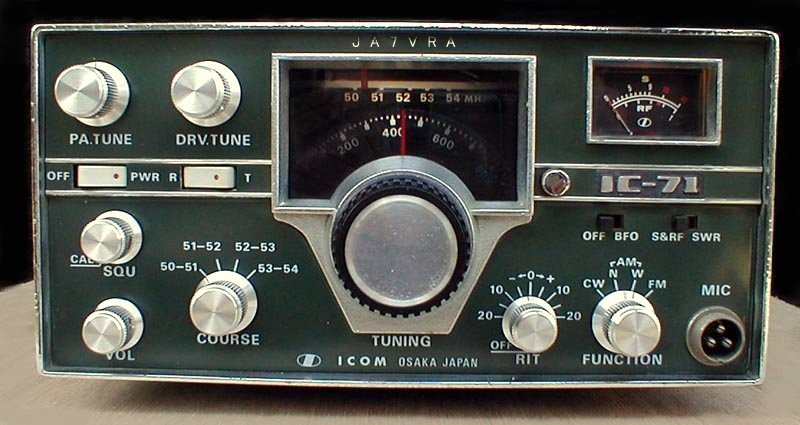 ジャンクな電子工作＆徒然落書き帳: IC-71 の改修