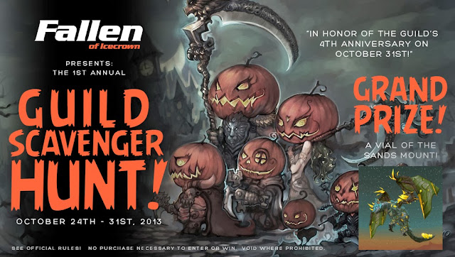Fallen of Icecrown: GUILD ANNIVERSARY SCAVENGER HUNT!