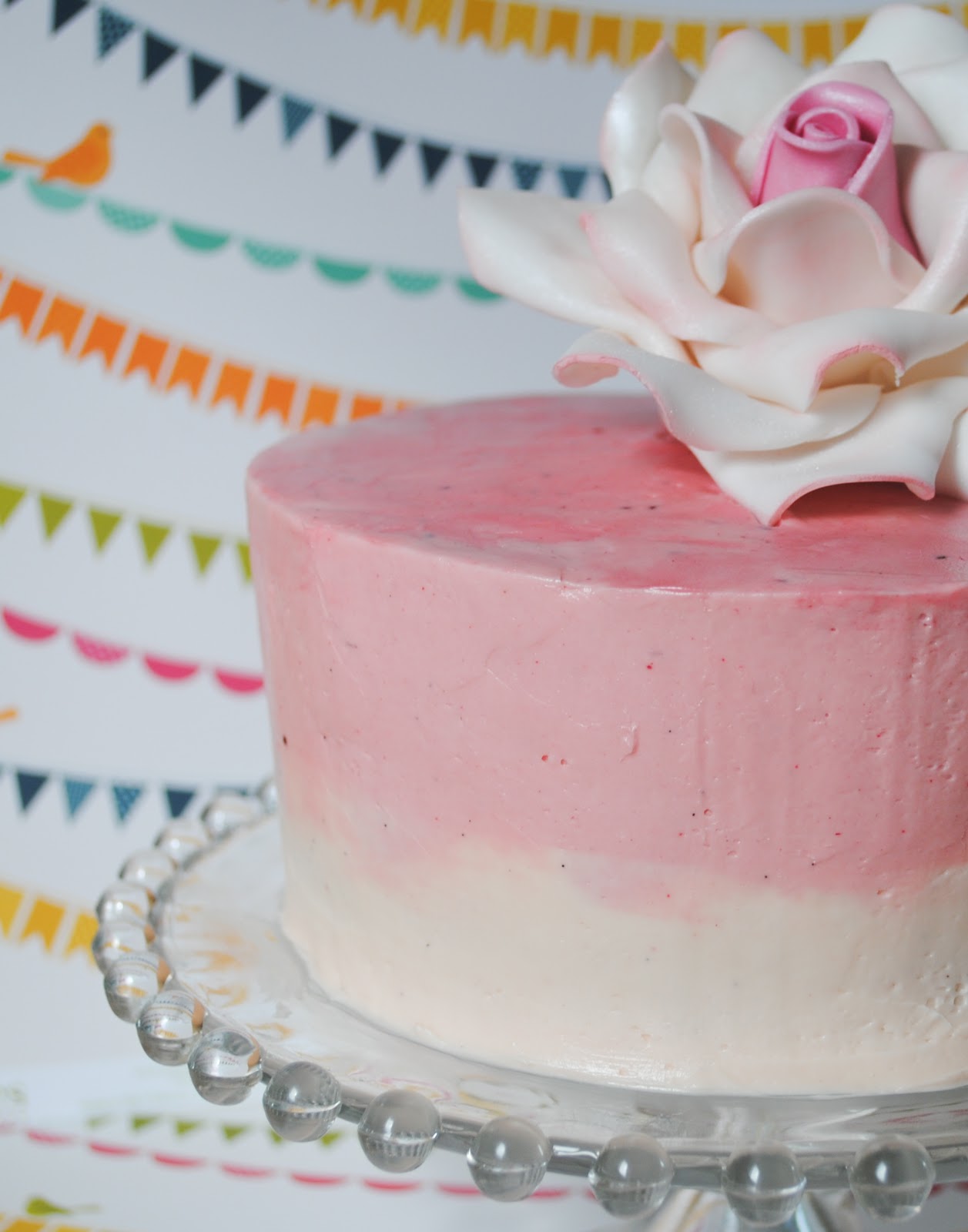 Tarta degradada ROSA!!