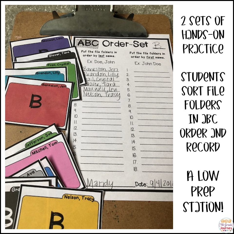 The {4th Grade} Journey: ELA Stations for Bigger Kids