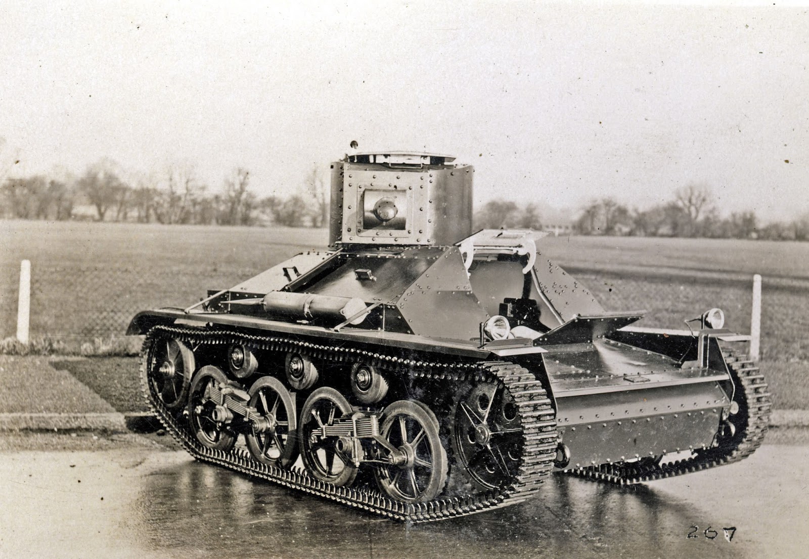 Interwar Tank Development: Light Tank Mk Ia 1930 War Office also India 1931