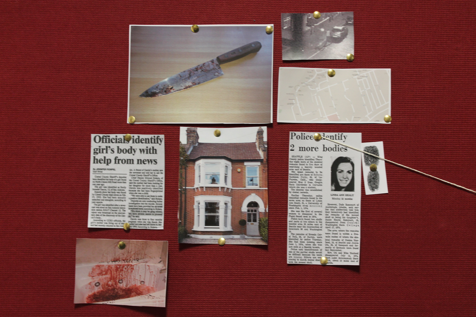 A2 Advanced Portfolio: Crime Scene Board