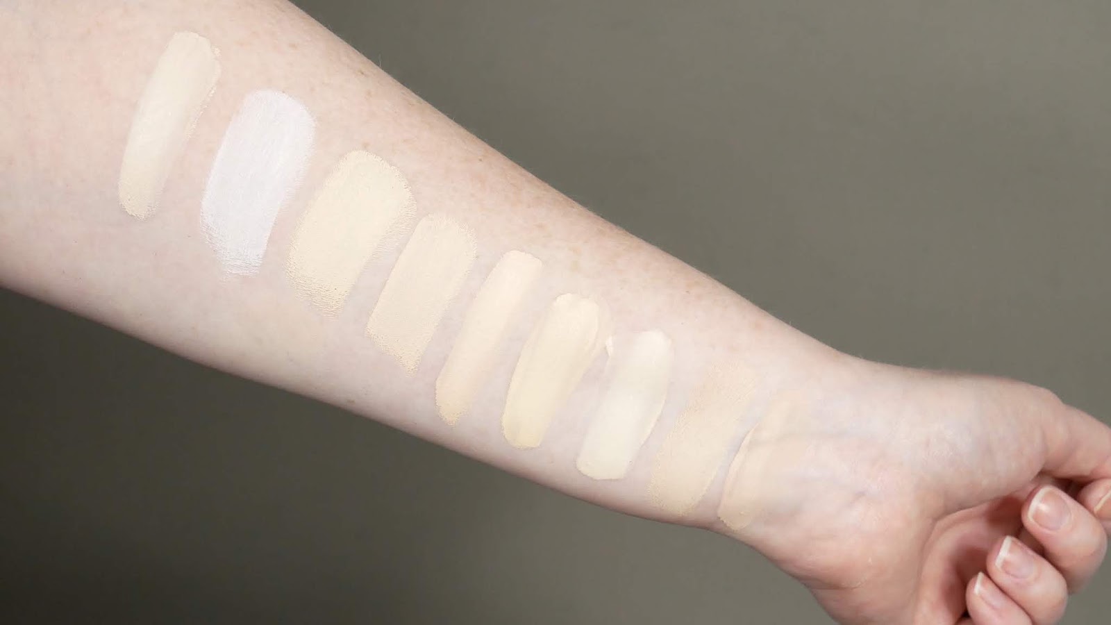 Flesh Firm Flesh Thickstick in 01 Froth and 03 Meringue Swatches | Very ...