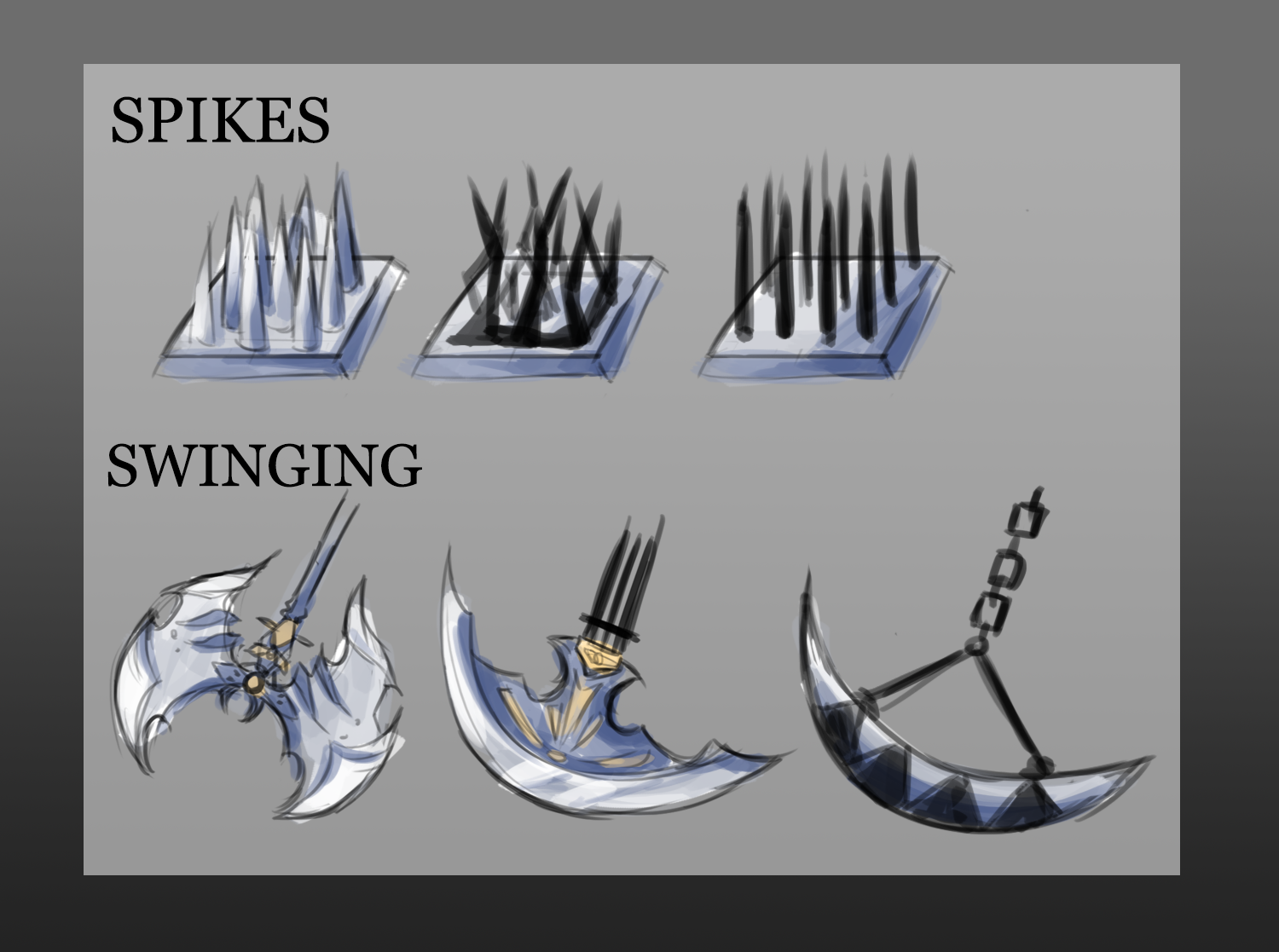 P3 Sharlene: Traps Concept Art