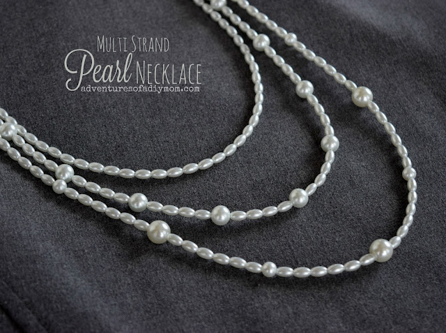 Pearl Multi-strand Jewelry Set - Necklace, Earrings and Bracelet ...