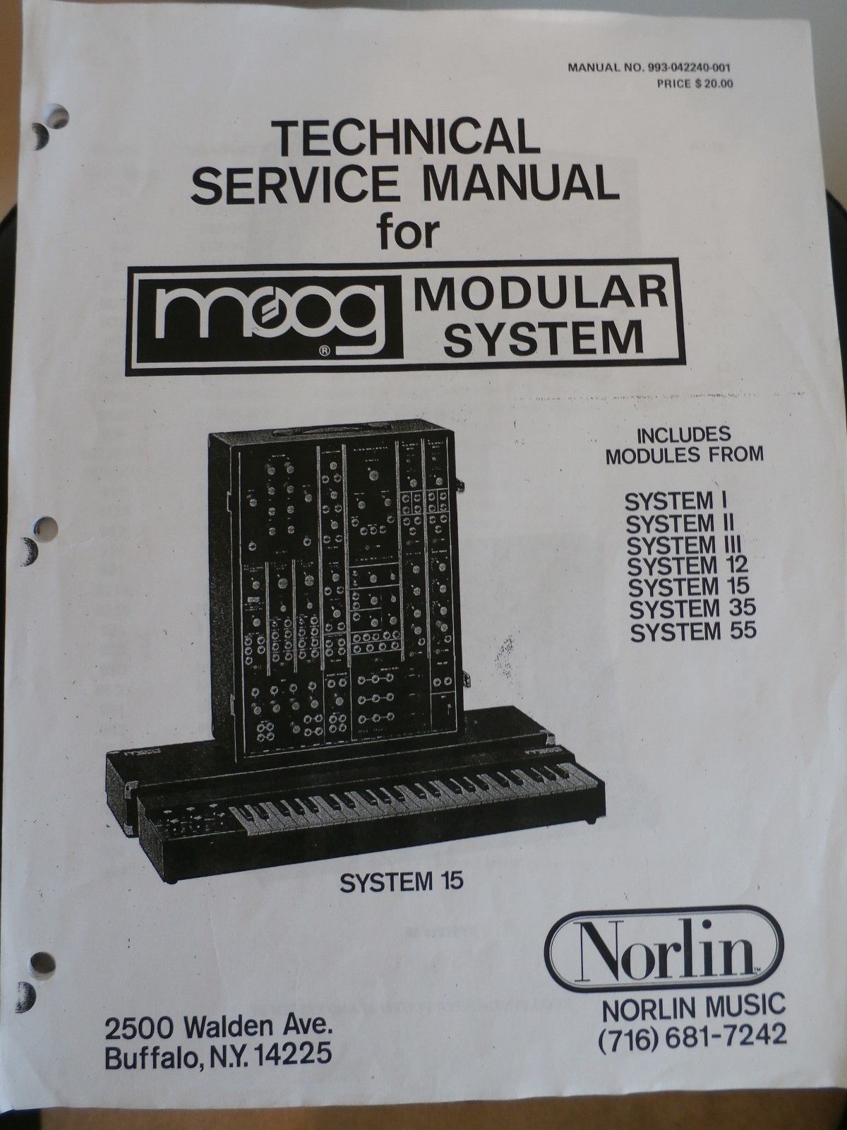 MATRIXSYNTH: Moog Modular Model 12 Synthesizer P-cabinet Package