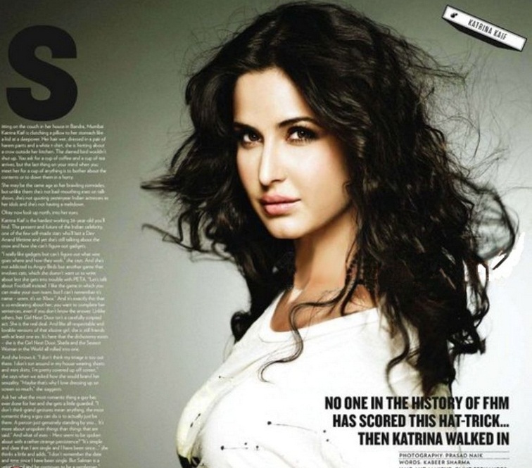 Celebrity news,: Katrina Kaif Photoshoot For FHM India