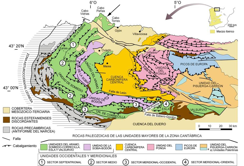 Structural Geology: Structural geology in Cabo Peñas (Asturias, Spain ...